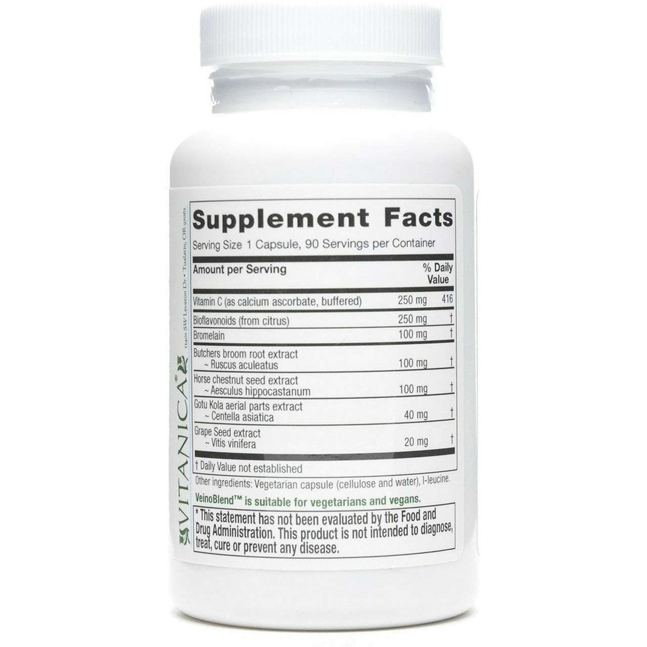VeinoBlend 90 caps by Vitanica - Clinical Nutrition Centers