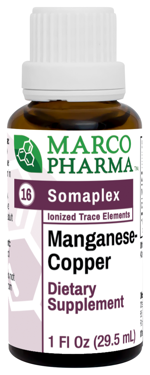 Manganese-Copper Somaplex No. 16 by Marco Pharma 1 oz (29.5 ml)