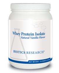 Whey Protein Isolate-Vanilla by Biotics Research 16 oz