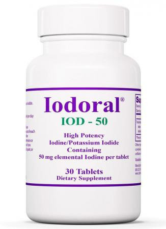 Iodoral IOD-50 By Optimox 30 Tablets