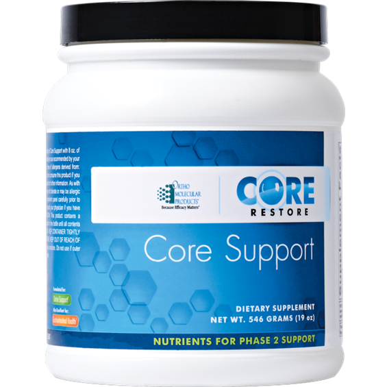 Core Support Chocolate by Ortho Molecular 518 grams ( 18.3 oz. / 1 lb ...
