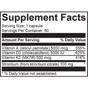 Super K2 Plus 60 caps by Nutritional Frontiers - Clinical Nutrition Centers