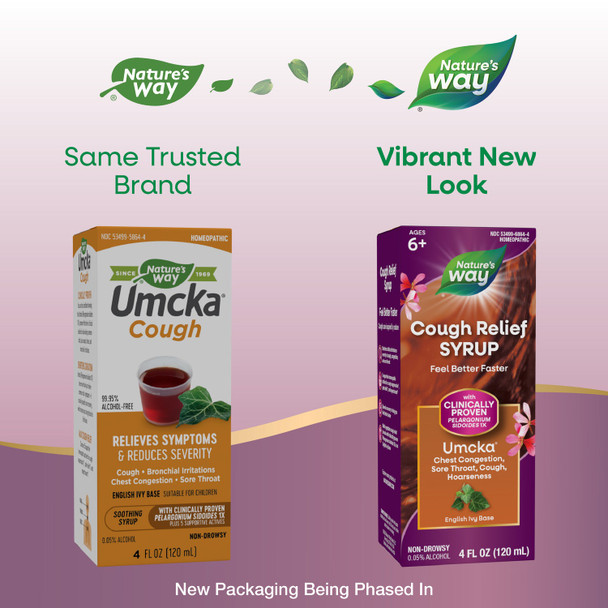Umcka® Cough Relief Syrup - 4 fl oz (120 ml) / English Ivy
