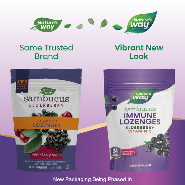 Sambucus Vitamin C Lozenges - 24 lozenges / Wild Cherry