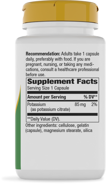 Potassium - 100 capsules