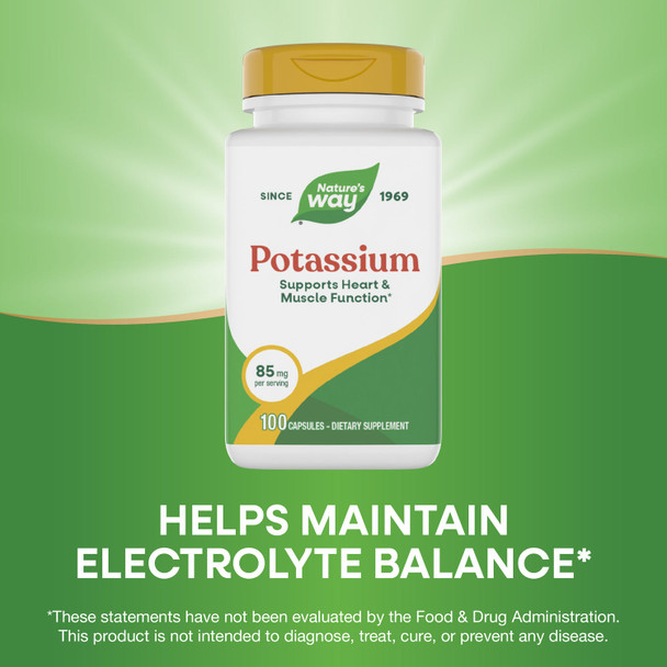 Potassium - 100 capsules
