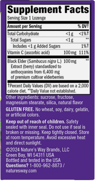 Sambucus Immune Lozenges - 30 lozenges / Elderberry