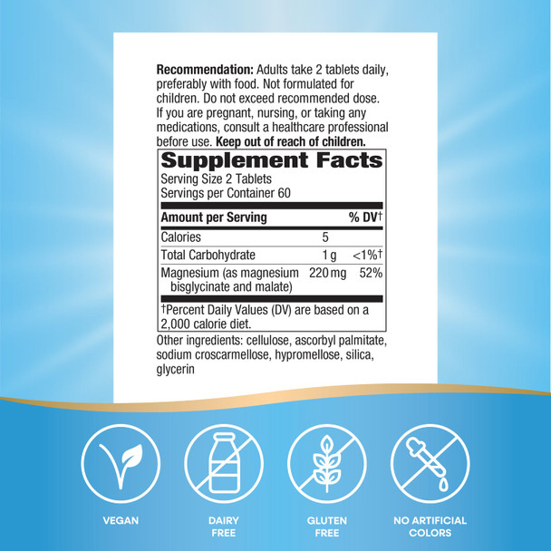 Magnesium Glycinate Complex - 120 tablets