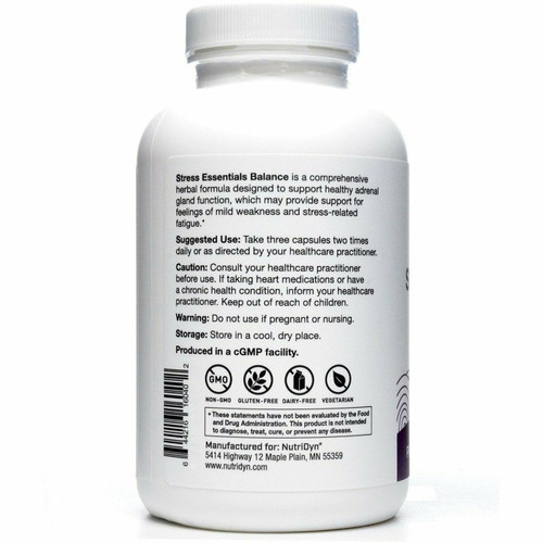Stress Essentials Balance by Nutri-Dyn - 90 Capsules - Clinical ...