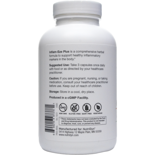 Inflam-Eze Plus by Nutri-Dyn - 90 capsules - Clinical Nutrition Centers