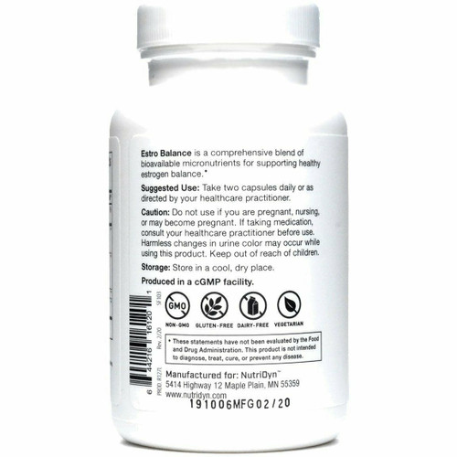 Estro Balance by Nutri-Dyn - 120 Capsules - Clinical Nutrition Centers