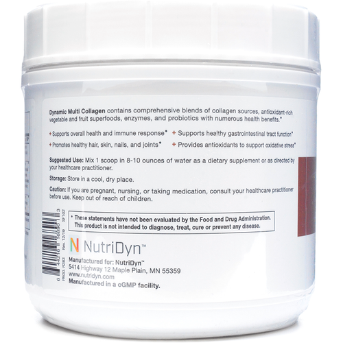 Dynamic Multi Collagen 20 oz. (30 Servings) by Nutri-Dyn - Clinical Nutrition Centers