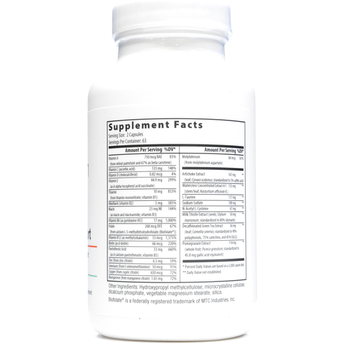 Detox Support by Nutri-Dyn - 126 Capsules - Clinical Nutrition Centers