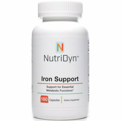 Iron Support 180 capsules by Nutri-Dyn - Clinical Nutrition Centers