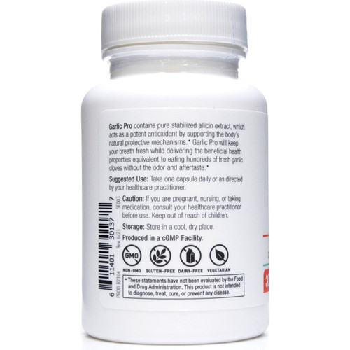 Garlic Pro 30 capsules by Nutri-Dyn - Clinical Nutrition Centers