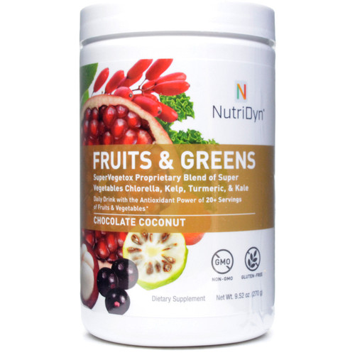 Fruits & Greens Chocolate Coconut by Nutri-Dyn - Clinical Nutrition Centers