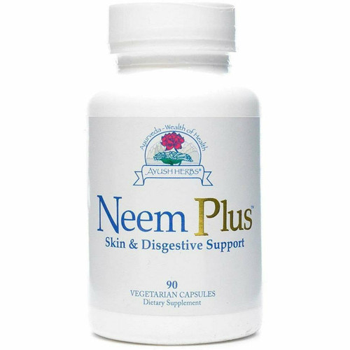 Neem Plus 90 vcaps by Ayush Herbs - Clinical Nutrition Centers