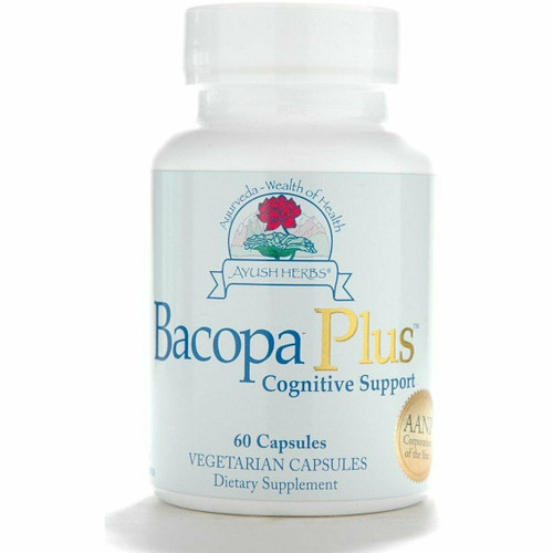 Bacopa Plus 60 Vcaps By Ayush Herbs Clinical Nutrition Centers