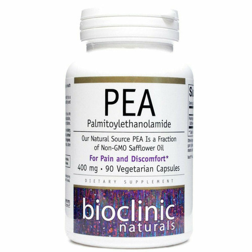 PEA (Palmitoylethanolamide) 90 vegcaps By Bioclinic Naturals - Clinical ...
