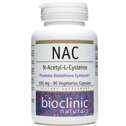 NAC 500mg 90 vcaps By Bioclinic Naturals - Clinical Nutrition Centers