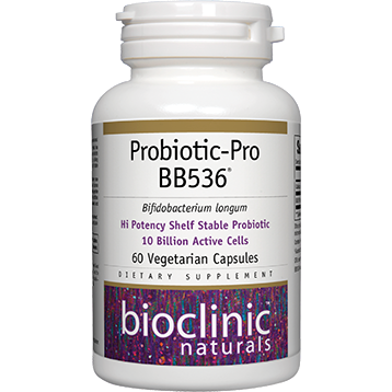 Probiotic-Pro BB536 60 vcaps By Bioclinic Naturals - Clinical Nutrition ...