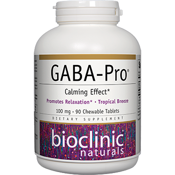 GABA-Pro - Tropical Brz 90 chew By Bioclinic Naturals - Clinical ...