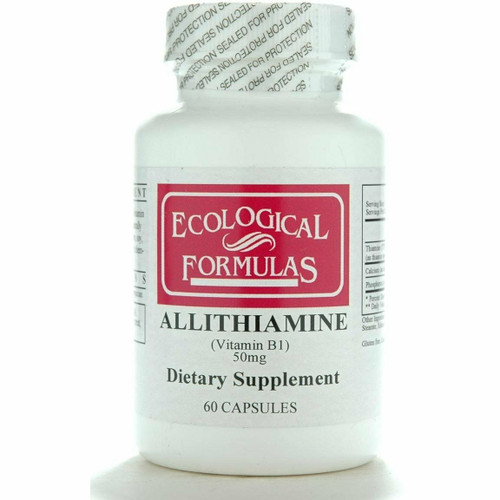 Allithiamine 50 mg 60 caps by Ecological Formulas - Clinical Nutrition ...