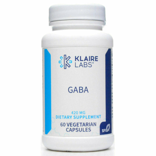 GABA 420 mg 60 caps By Klaire Labs - Clinical Nutrition Centers