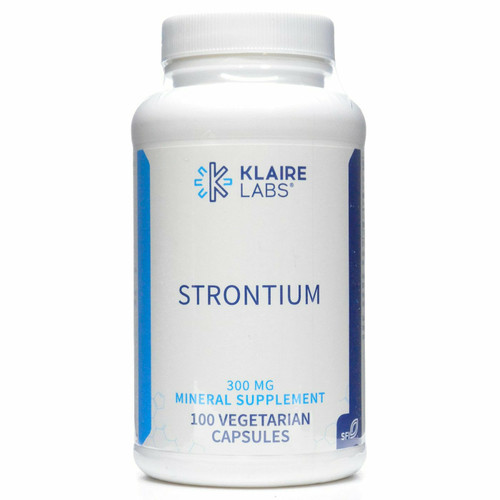 Strontium 300 mg 100 caps by Klaire Labs - Clinical Nutrition Centers