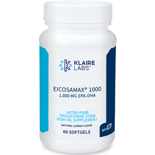 Eicosamax 1000 60 softgels by Klaire Labs - Clinical Nutrition Centers