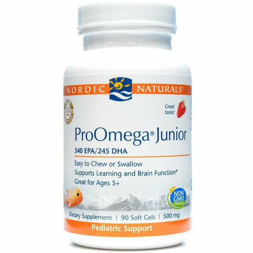 ProOmega Junior 340EPA/245DHA 500mg 90 gel by Nordic Naturals ...