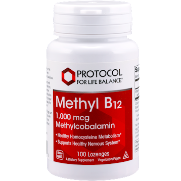 Methyl B12 1000 mcg 100 loz by Protocol For Life Balance - Clinical ...