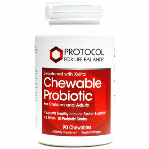 Chewable Probiotic-4 90 chews by Protocol For Life Balance - Clinical ...