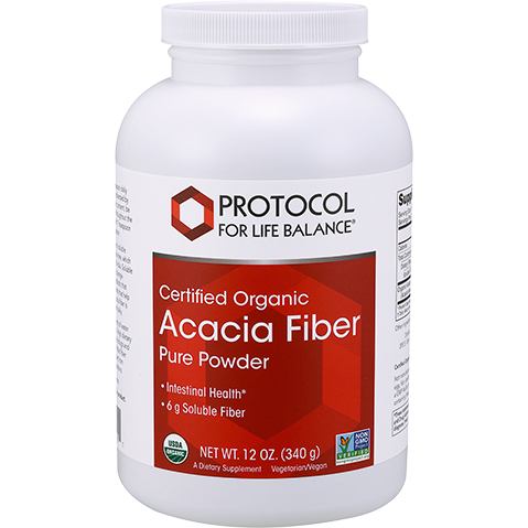 Acacia Fiber Powder Organic 12 oz by Protocol For Life Balance ...