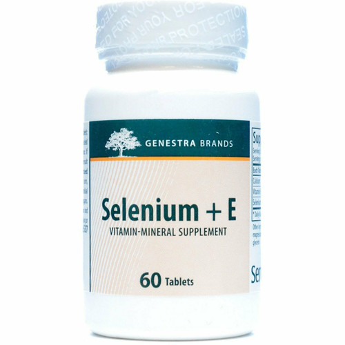 Selenium +E 60 tabs by Seroyal Genestra - Clinical Nutrition Centers