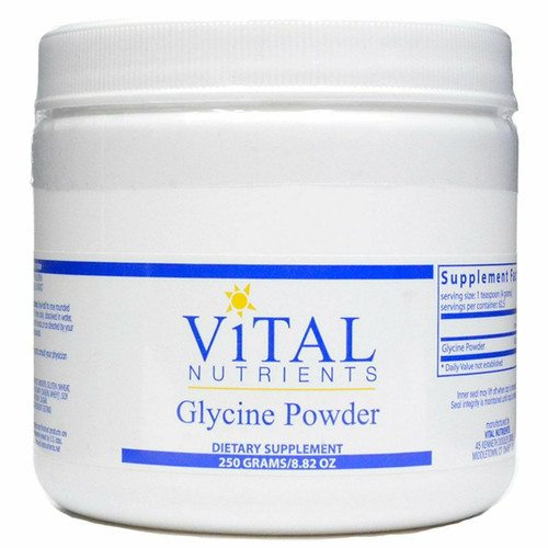 Glycine Powder 250 gms by Vital Nutrients - Clinical Nutrition Centers