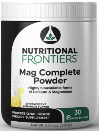 Mag Complete Powder by Nutritional Frontiers 30 powder servings