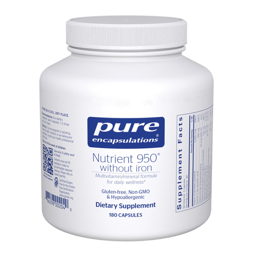 Nutrient 950?? w/o Iron 360's - 360 capsules by Pure Encapsulations