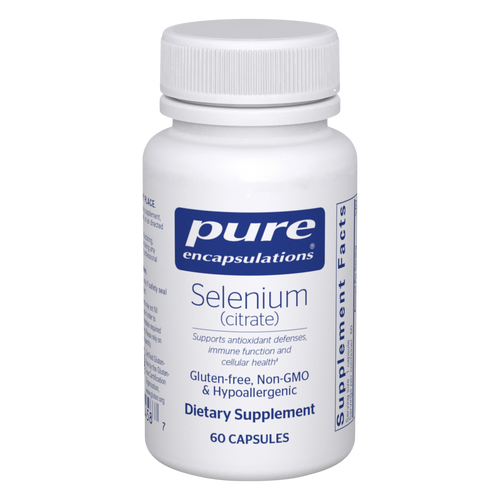 Selenium ( citrate ) by Pure Encapsulations 60 capsules