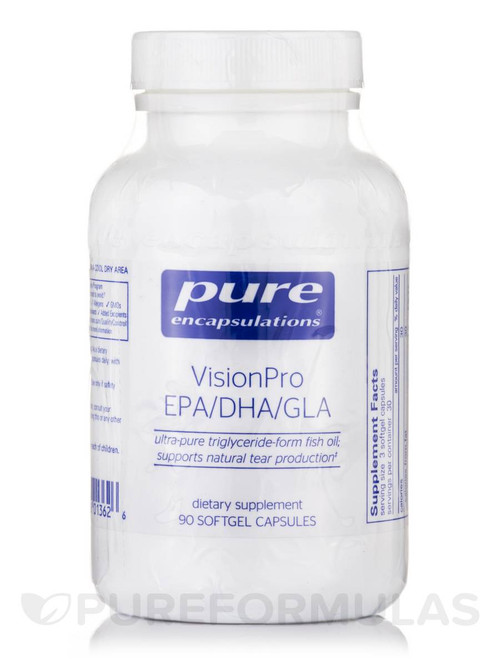 VisionPro EPA/DHA/GLA* 90's - Fish Oil Special - 90 capsules by Pure ...