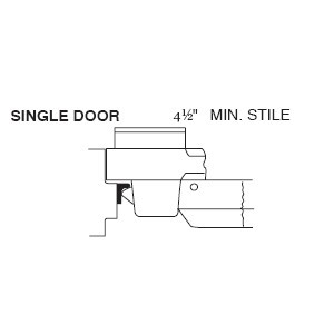 Cal-Royal 5000EO 36 AL Exit Device , Aluminum Finish
