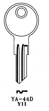 Ilco O1122 Key Blank, Y11 Nickel Plated Brass