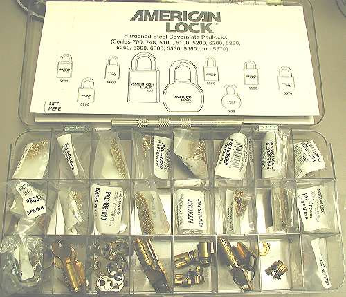 American Lock ASK8 Rekey Kit, Pinning Kit for American Padlock