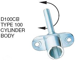 Compx Timberline D100CB Gang Lock, Type CB100 Less Key Cylinder