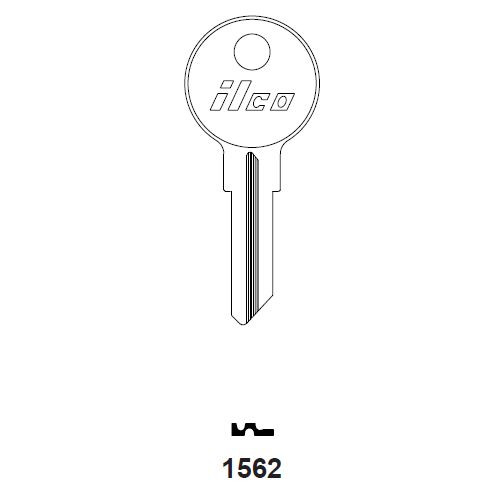 Ilco 1525 Key Blank, Hudson H01L