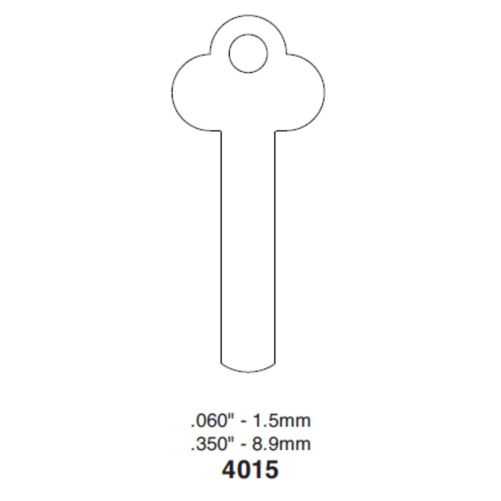 Yale E203 Emergency Key for 8820, 8862 Privacy Mortise Lock