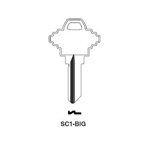 Ilco SC1 BIG Key Blank, Large Head Key