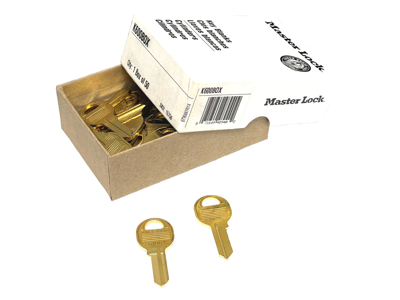 Master Lock K600BOX Key Blank (50-Pack)