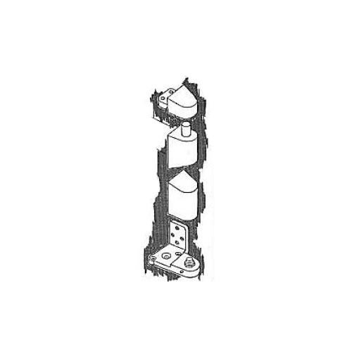 International IDC OP4001 AL Pivot, Set Flush LH Aluminum Finish