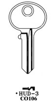 JMA HUD-3E Key Blank for Hudson CO106,HL1